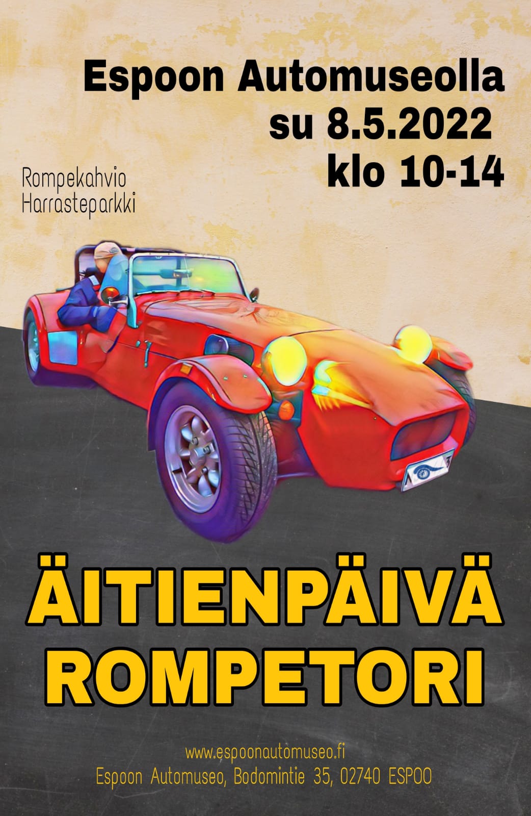 Tunnelmia museolta – Espoon Automuseo